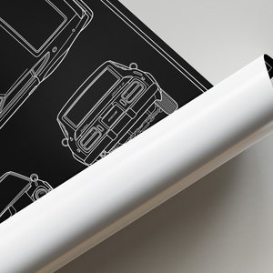 Datsun 280Z S30 Blueprint Poster - Etsy