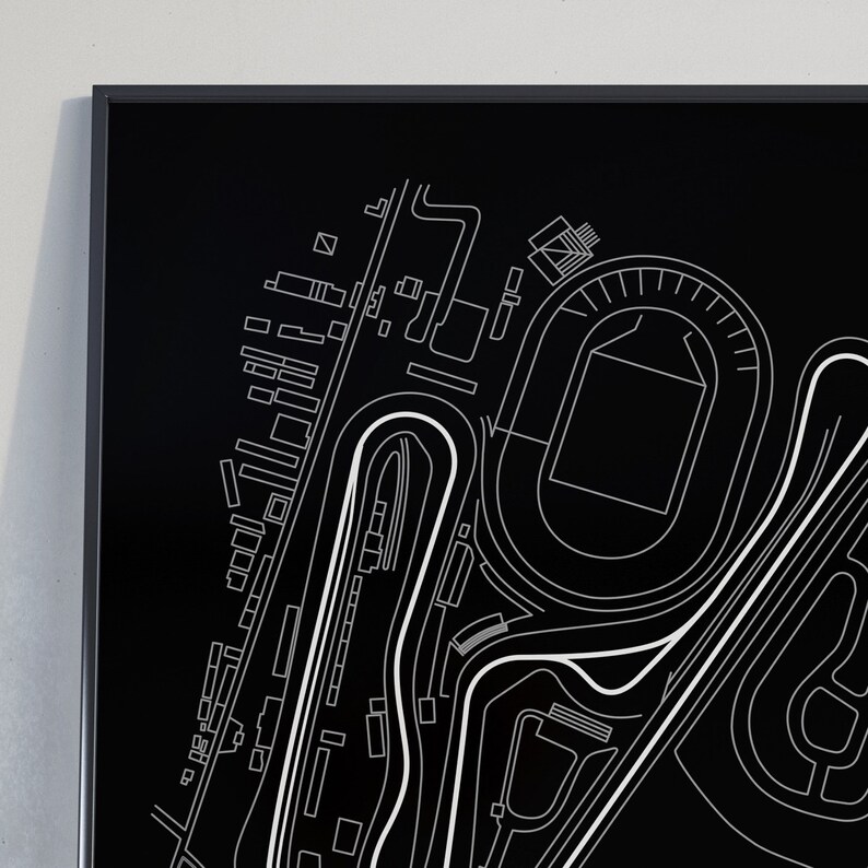 Tsukuba Circuit Map Poster Perfect for Racing Fans - Etsy
