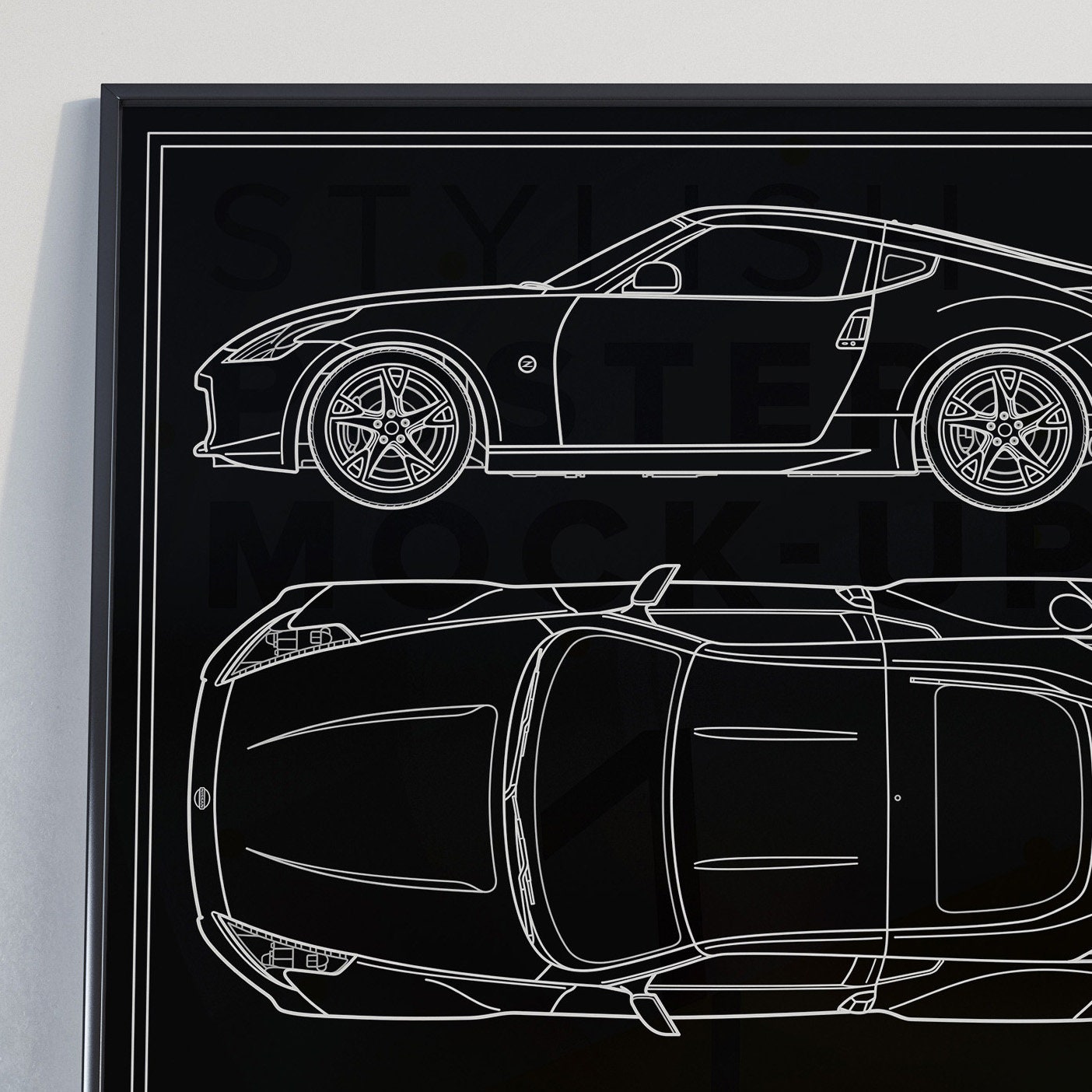 Nissan 370Z Z34 Blueprint Poster - Etsy UK