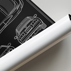 Toyota Celica ST205 GT-FOUR Blueprint Poster - Etsy