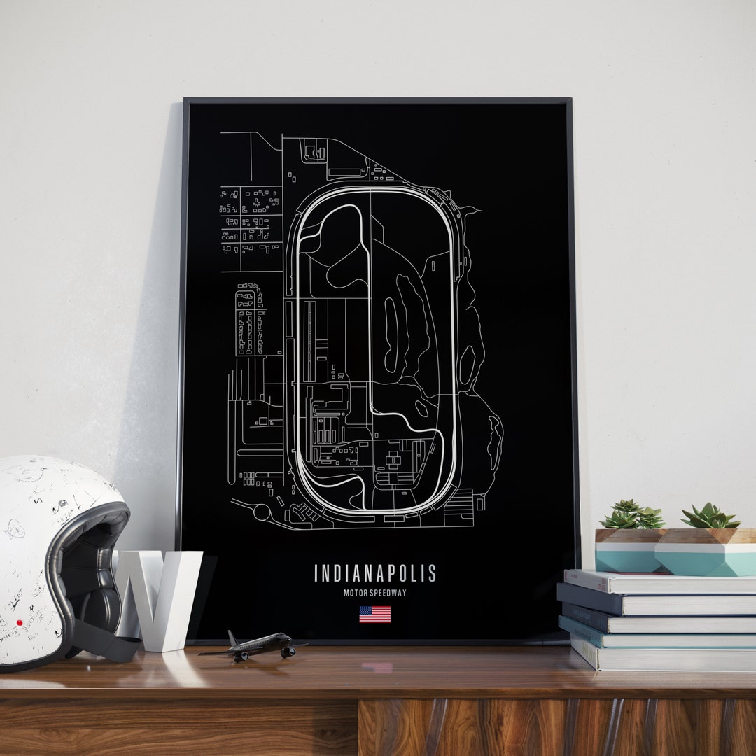 Plakat Indianapolis Motor Speedway - Etsy