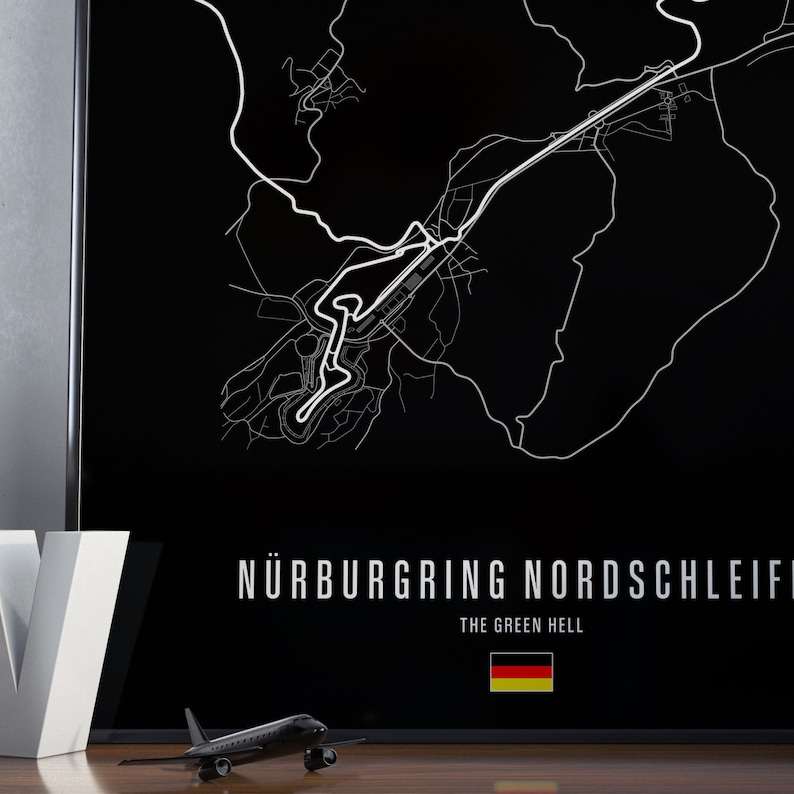 Nurburgring Nordschleife Race Track Poster - Etsy