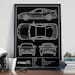 Honda Integra Type-r DC2 US Blueprint Poster - Etsy