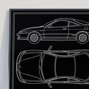 Honda Integra Type-r DC2 JDM Blueprint Poster - Etsy Canada