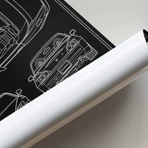 Honda S2000 AP1 Blueprint Poster - Etsy
