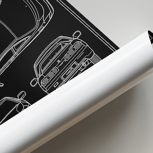 Honda Integra Type-r DC2 US Blueprint Poster - Etsy