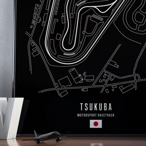 Tsukuba Circuit Map Poster Perfect for Racing Fans - Etsy