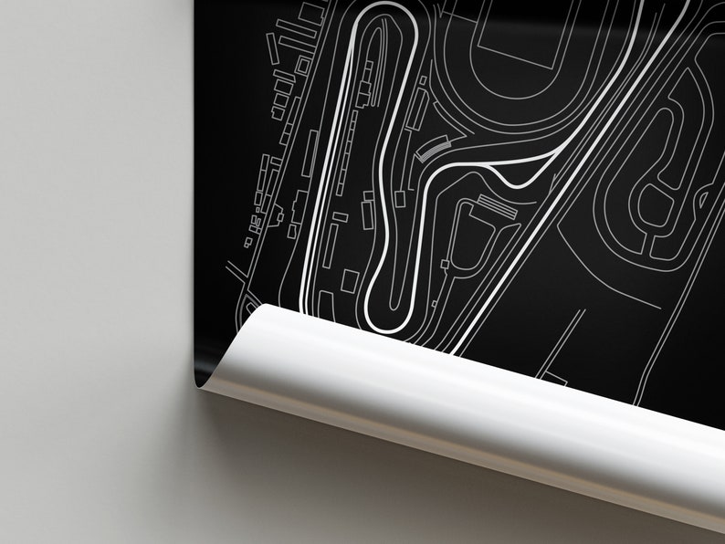 Tsukuba Circuit Map Poster Perfect for Racing Fans - Etsy