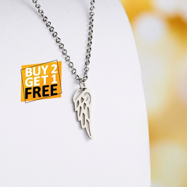 Rip Angel Wing Photo Necklace - Etsy