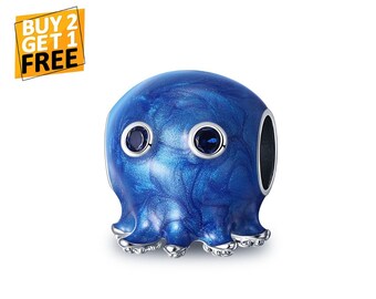 Octopus Pandora Charm - Etsy