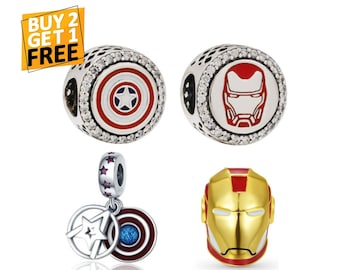 Iron Man Pandora Charms - Etsy