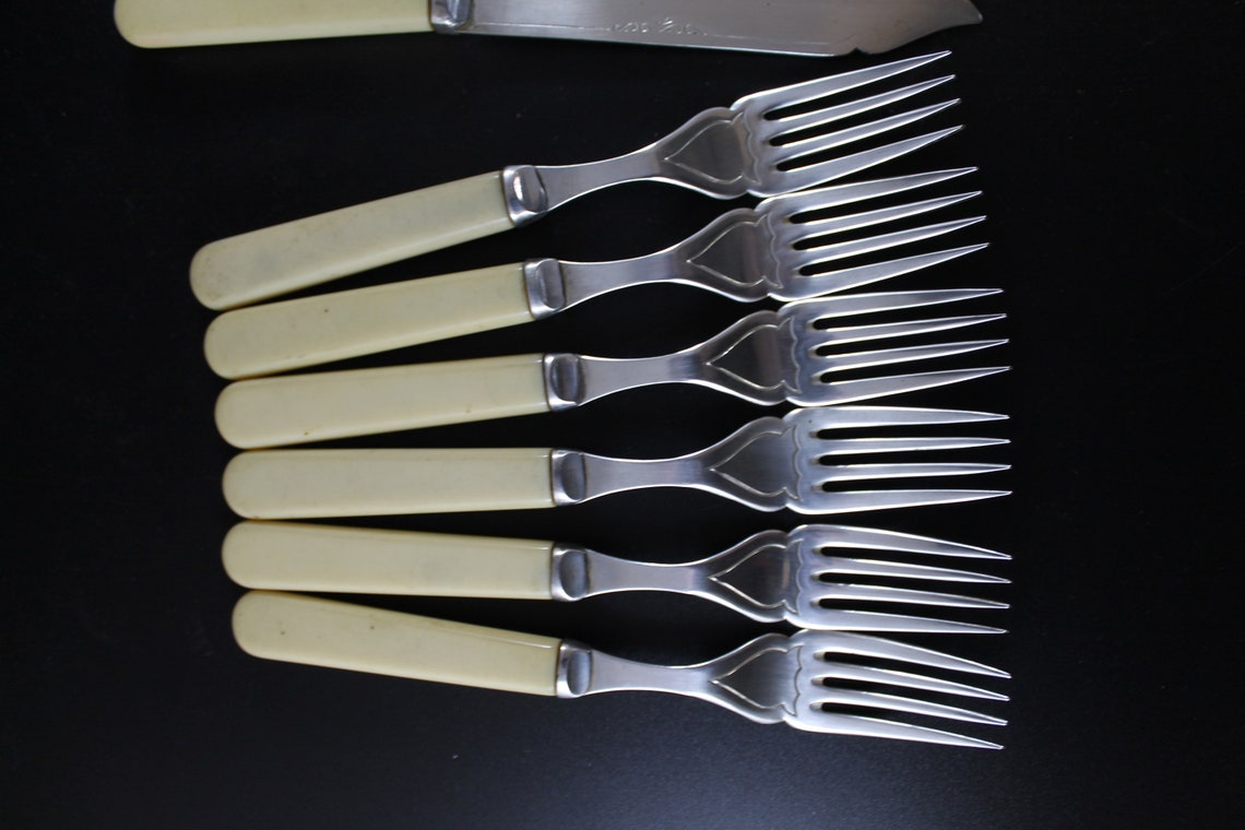 Vintage Fish Knife and Forks Silver Plated - Etsy
