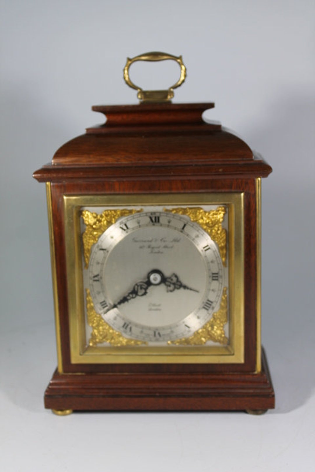 Vintage Elliott Mantel Clock, Mahogany Vintage Clock - Etsy