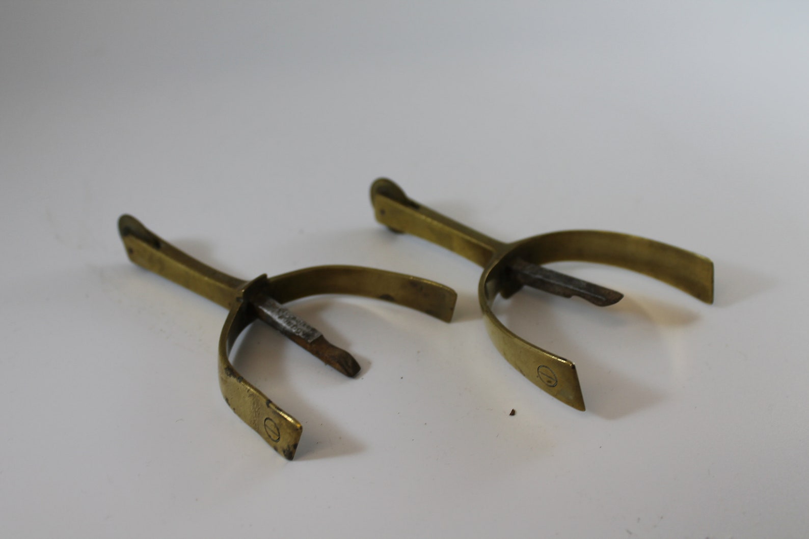 Antique Brass Box Spurs - Etsy