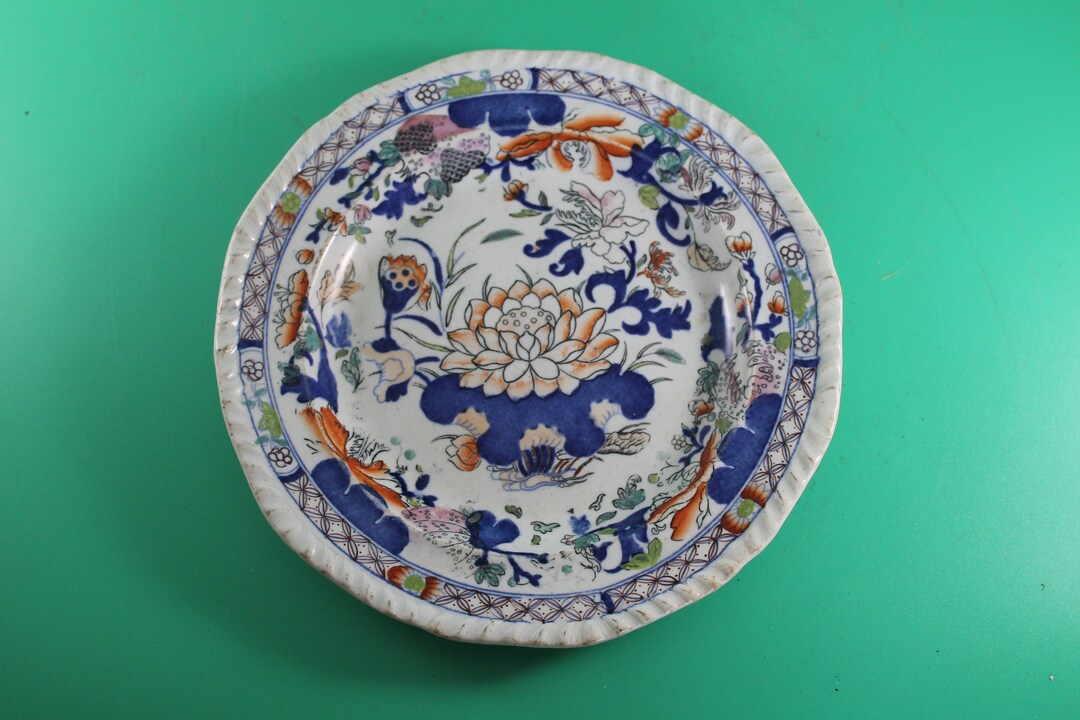 Antique Mason's Plate - Etsy