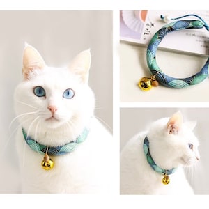 Japanese Style Dog Cat Collar Removable Pet Collar Accessories Wedding ...