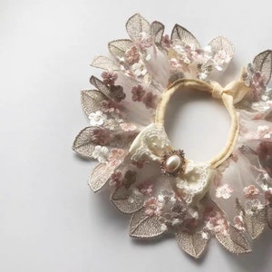 Beautiful Handmade Collar, Pet Party, Wedding Lace Collar, Pet Jewelry ...