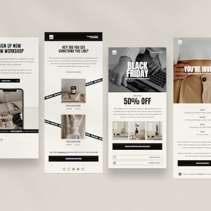 NOLE - Email Newsletter Templates for Canva | Email Marketing ...