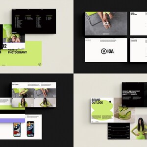 IGA Brand Guidelines Template for Canva | Brand Style Guide | Brand Manual | Brand Usage Guide ...