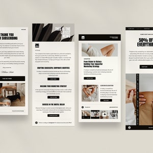 NOLE - Email Newsletter Templates for Canva | Email Marketing ...