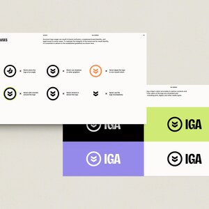 IGA Brand Guidelines Template for Canva Brand Style Guide Brand Manual ...