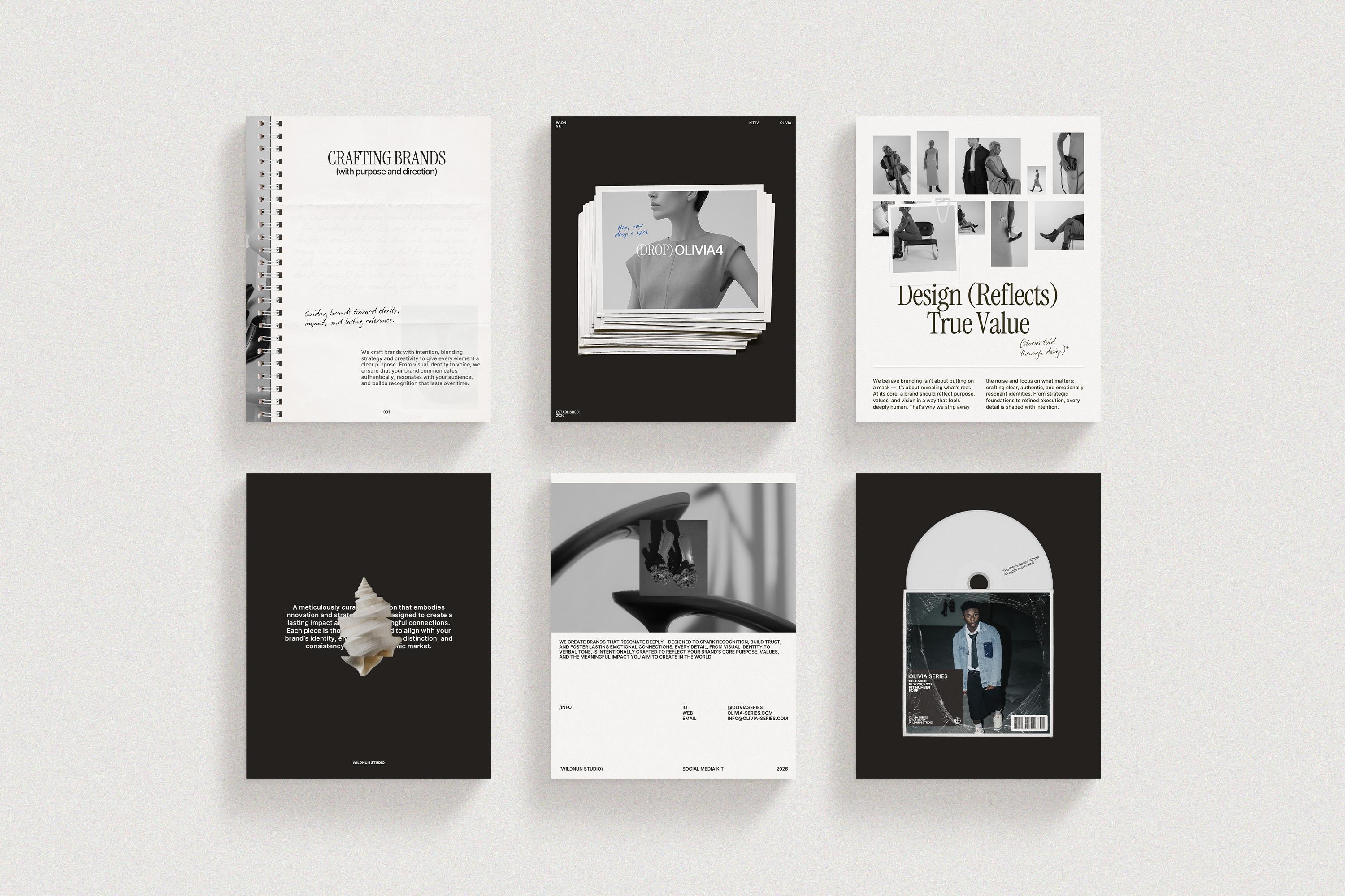 OLI (IV) Aesthetic Instagram Templates. Social Media Kit. Instagram ...
