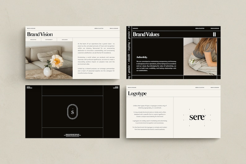 SERE Brand Guidelines Template for Canva Brand Style Guide - Etsy