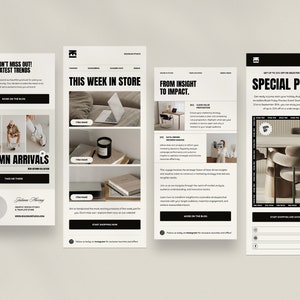 NOLE - Email Newsletter Templates for Canva | Email Marketing ...