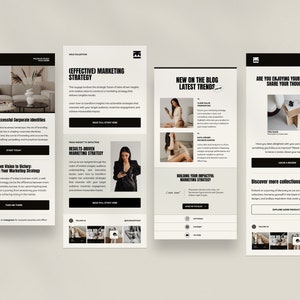 NOLE - Email Newsletter Templates for Canva | Email Marketing ...
