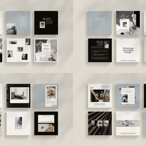 480 Aesthetic Instagram Templates. Social Media Kit. Instagram Posts ...