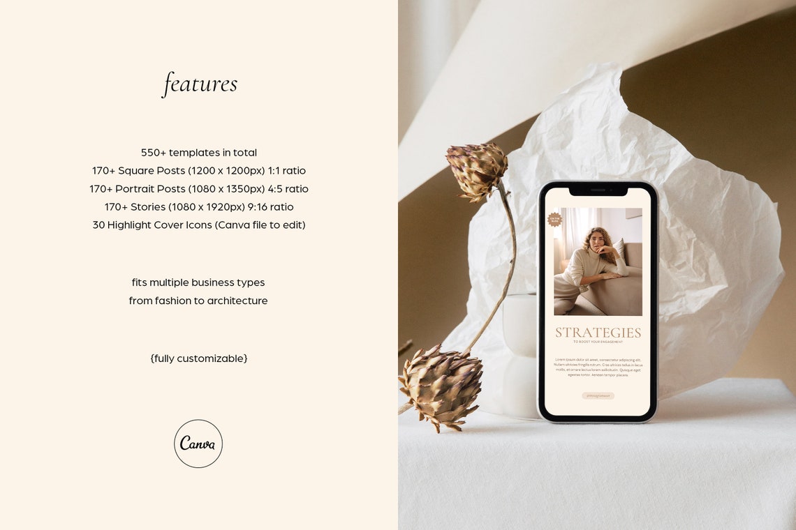 Coaching Instagram Templates Canva Template Life Coach - Etsy
