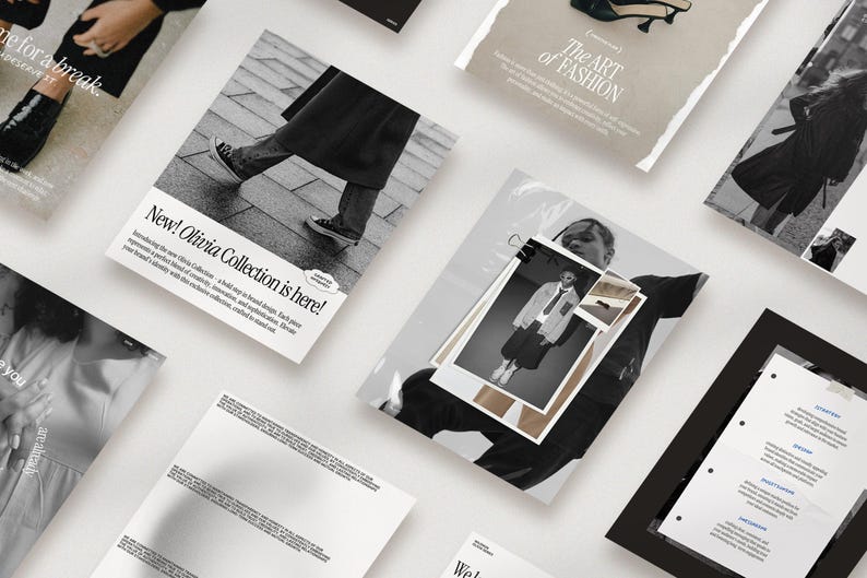 OLI (I) Aesthetic Instagram Templates. Social Media Kit. Instagram ...