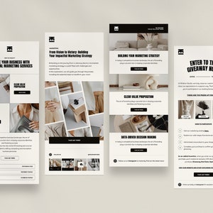 NOLE - Email Newsletter Templates for Canva | Email Marketing ...