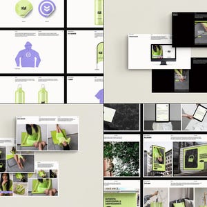 IGA Brand Guidelines Template for Canva Brand Style Guide Brand Manual Brand Usage Guide Brand ...