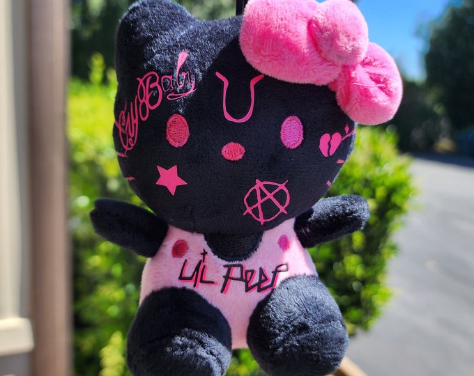 Custom Hello Kitty X Lil Peep Plushie - Etsy