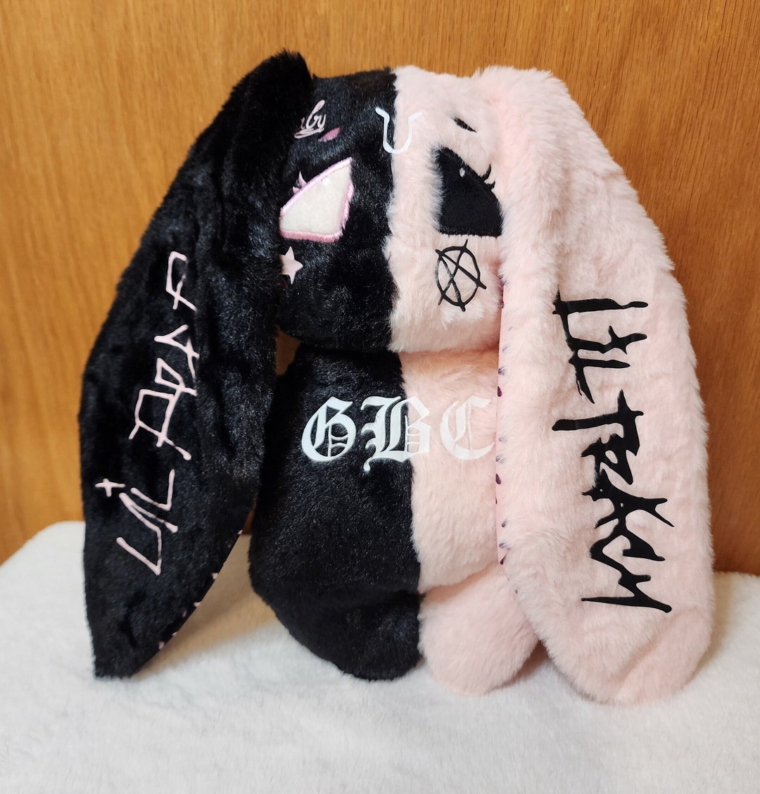 Lil Peep Lil Tracy Split Plush Bunny - Etsy