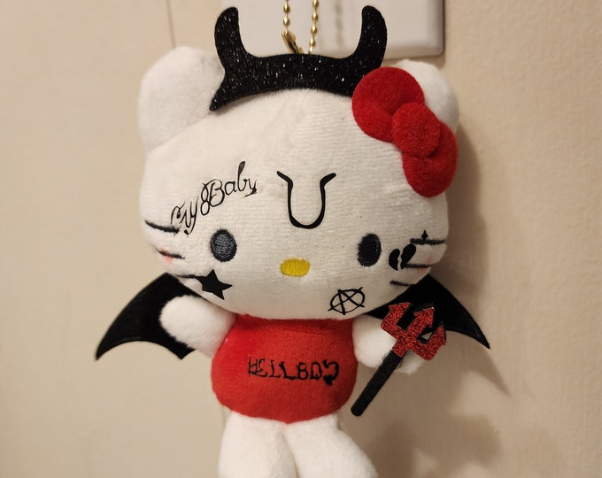 Custom Hello Kitty X Lil Peep Plushie - Etsy