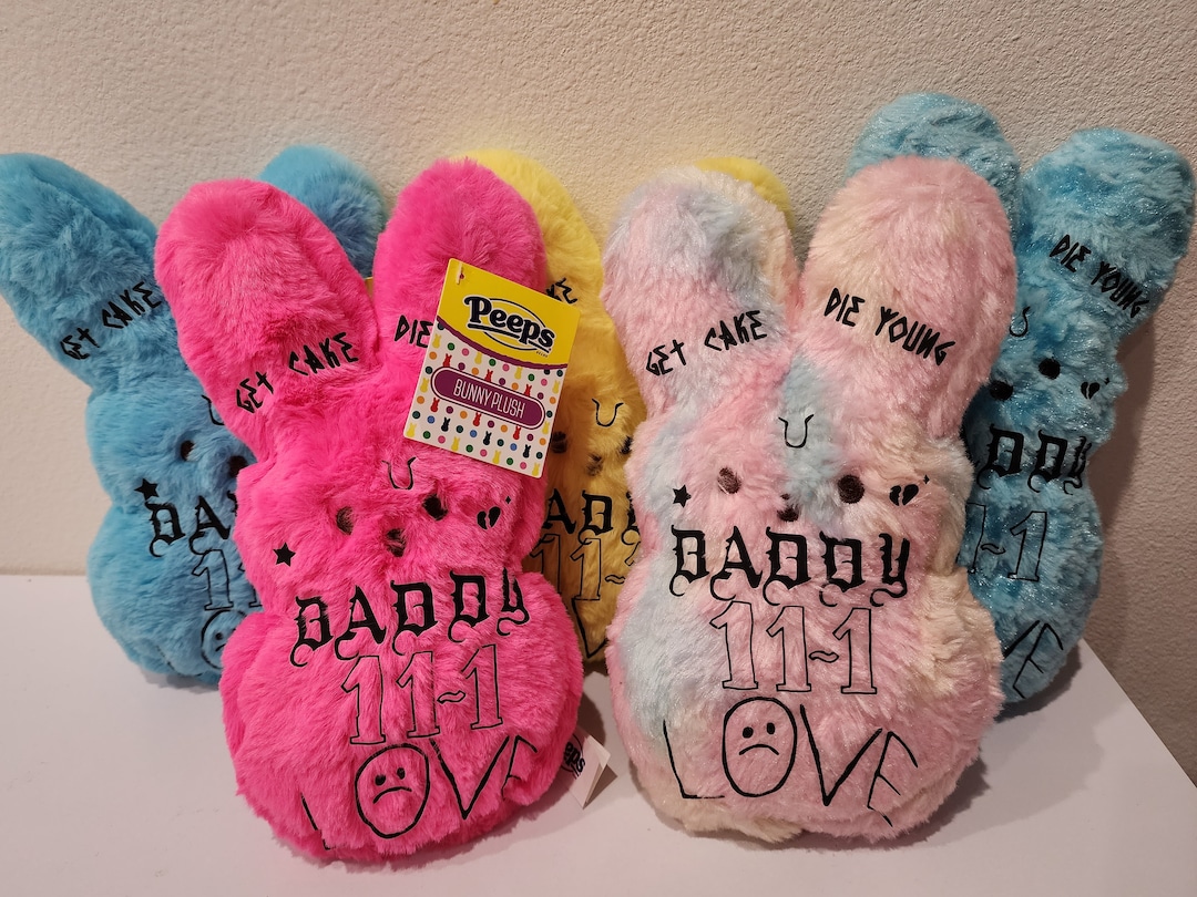 Lil Peep Tattooed Peeps Bunny Plushies (8- 9inch Sizes) - Etsy