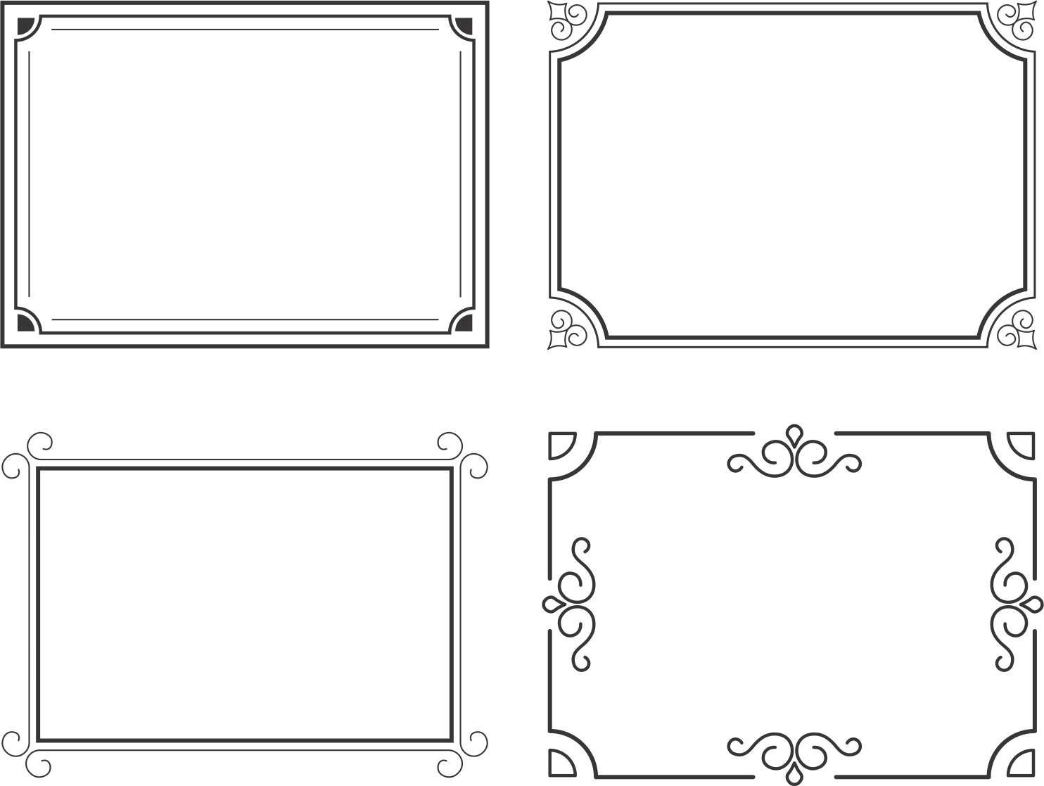 Frame Svg, Frame Pdf, Frame Vector Archive - Etsy