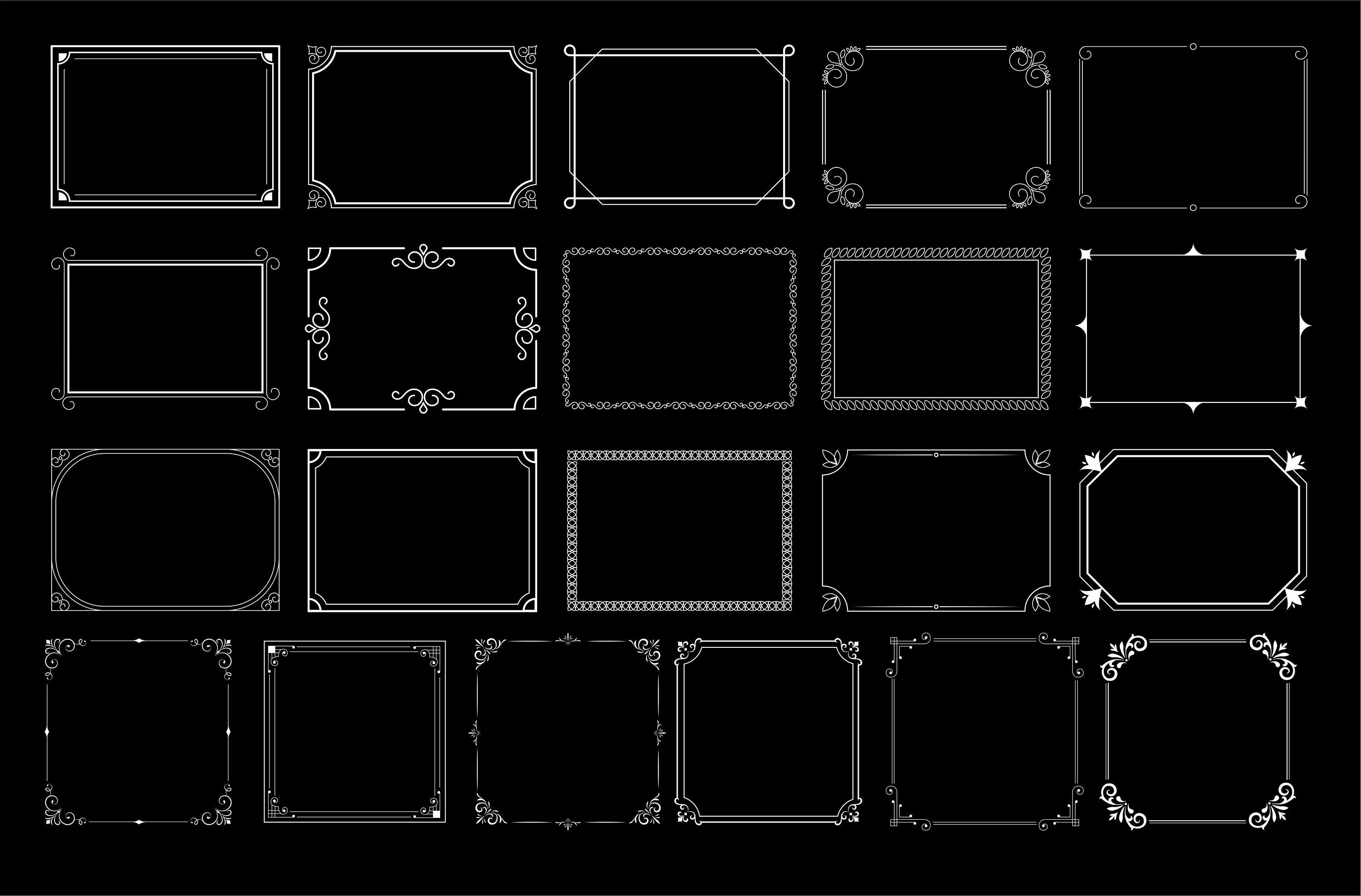 Frame Svg, Frame Pdf, Frame Vector Archive - Etsy