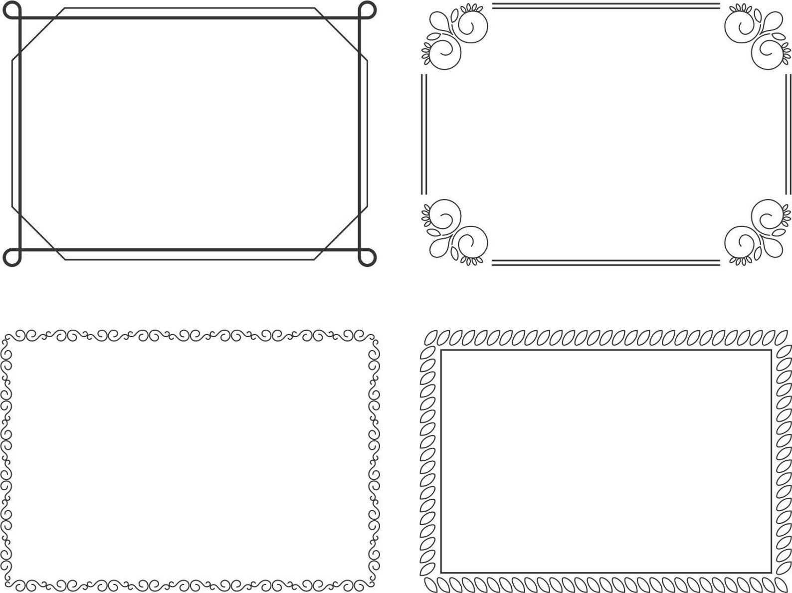 Frame Svg, Frame Pdf, Frame Vector Archive - Etsy
