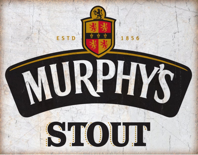 MURPHY'S EXTRA STOUT Cork Lady's Well Brewery Embossed Metal ...