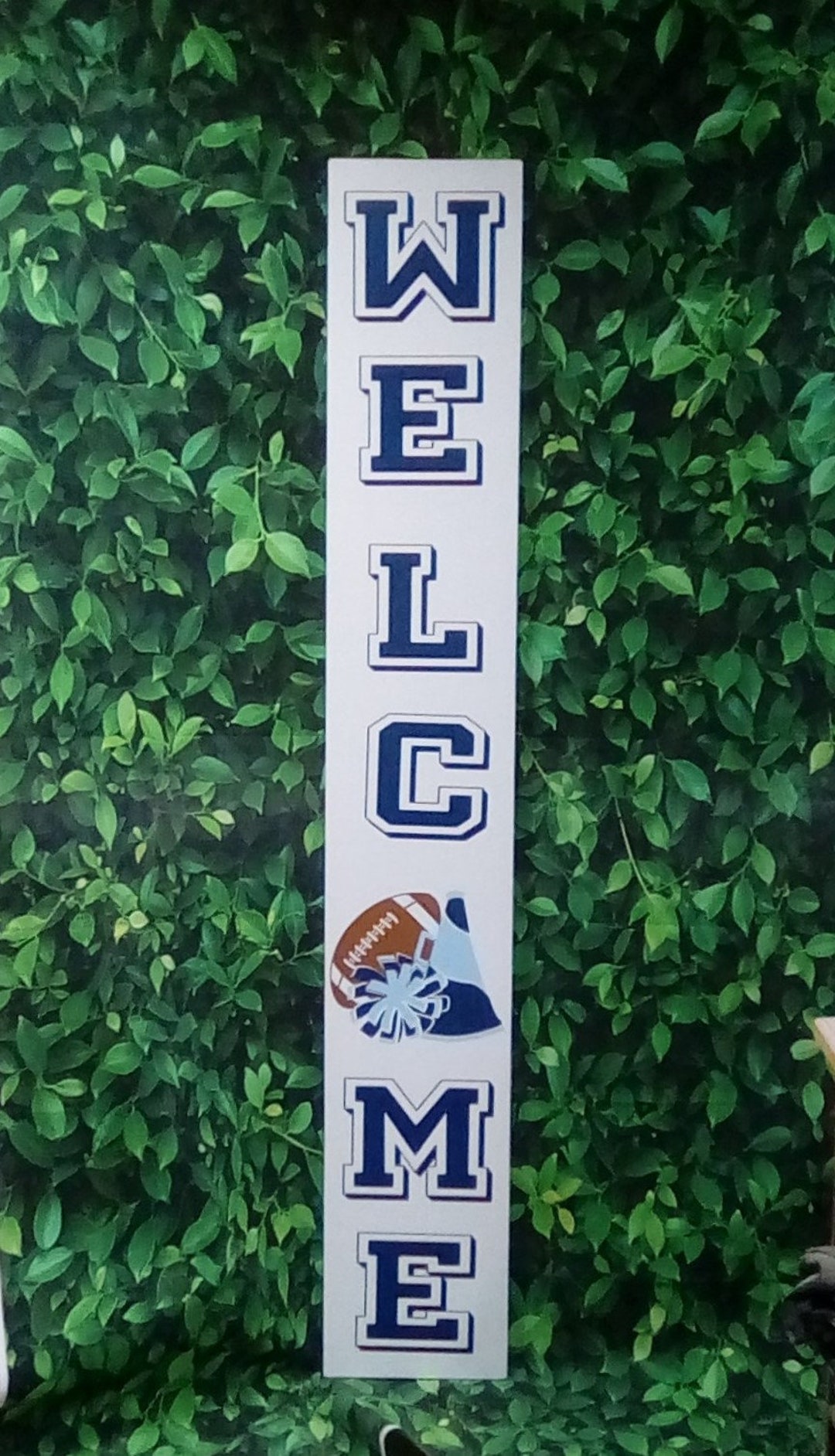 Customized Welcome Sign,any Sport Porch Sign, Sports Welcome Sign ...