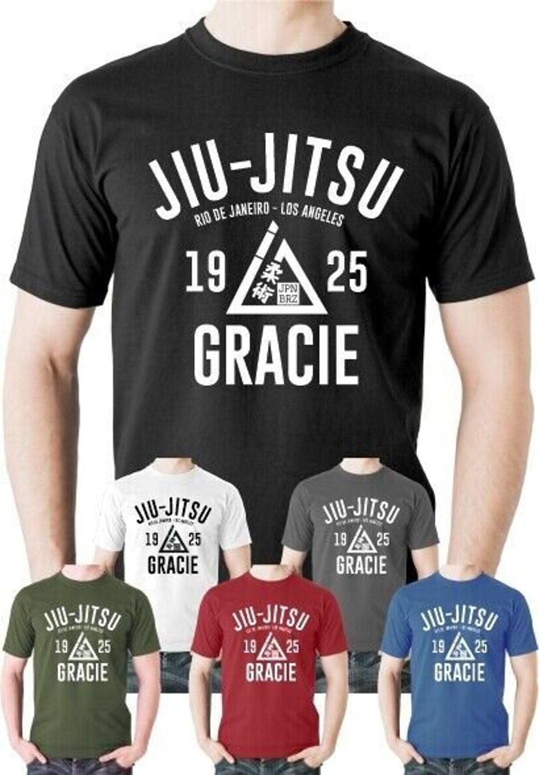 Brazilian Jiu Jitsu Gracie T-shirt Clothing Martial Arts BJJ UFC Top ...