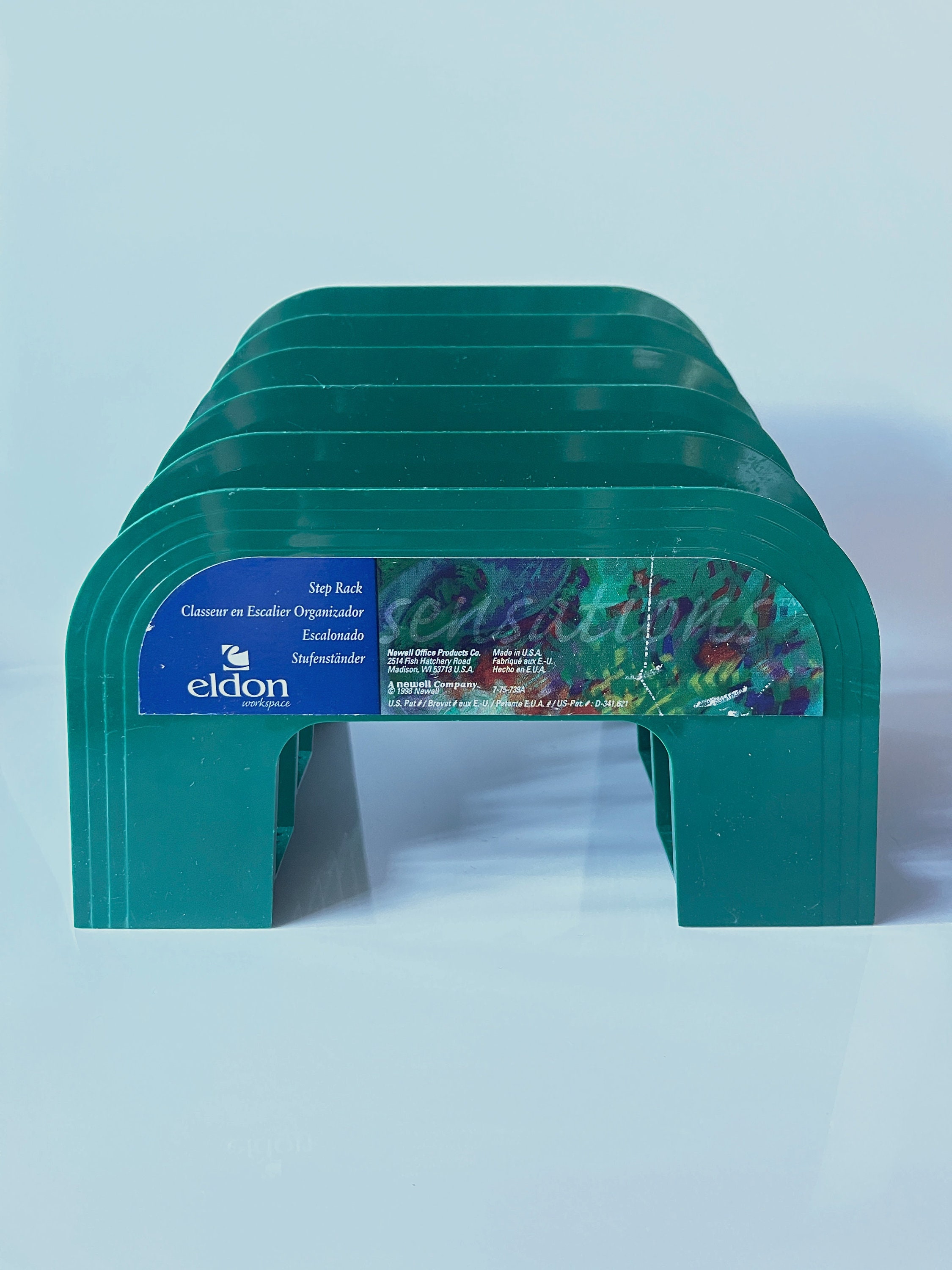 Vintage Green Eldon Vintage Paper Organizer - Etsy