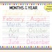Months of the Year Tracing Worksheets Writing Worksheet Printable ...