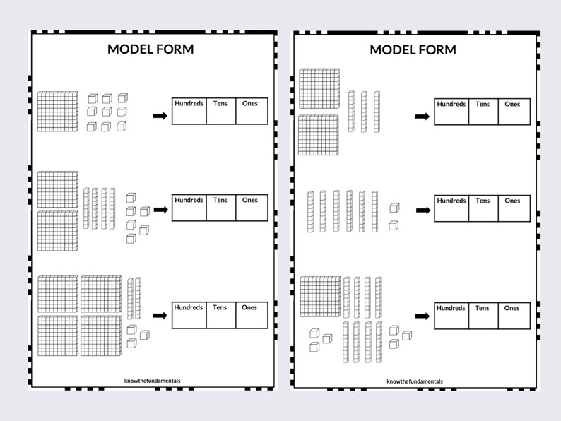 Place Value Worksheet Place Value Chart Poster Mat Expanded Form ...