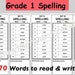 Grade 1 Spelling Year 1 Writing Worksheet 1st Grade Phonics Homeschool ...