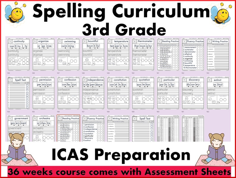 3rd Grade Spelling Worksheets | Spelling Activities | NAPLAN ICAS ...