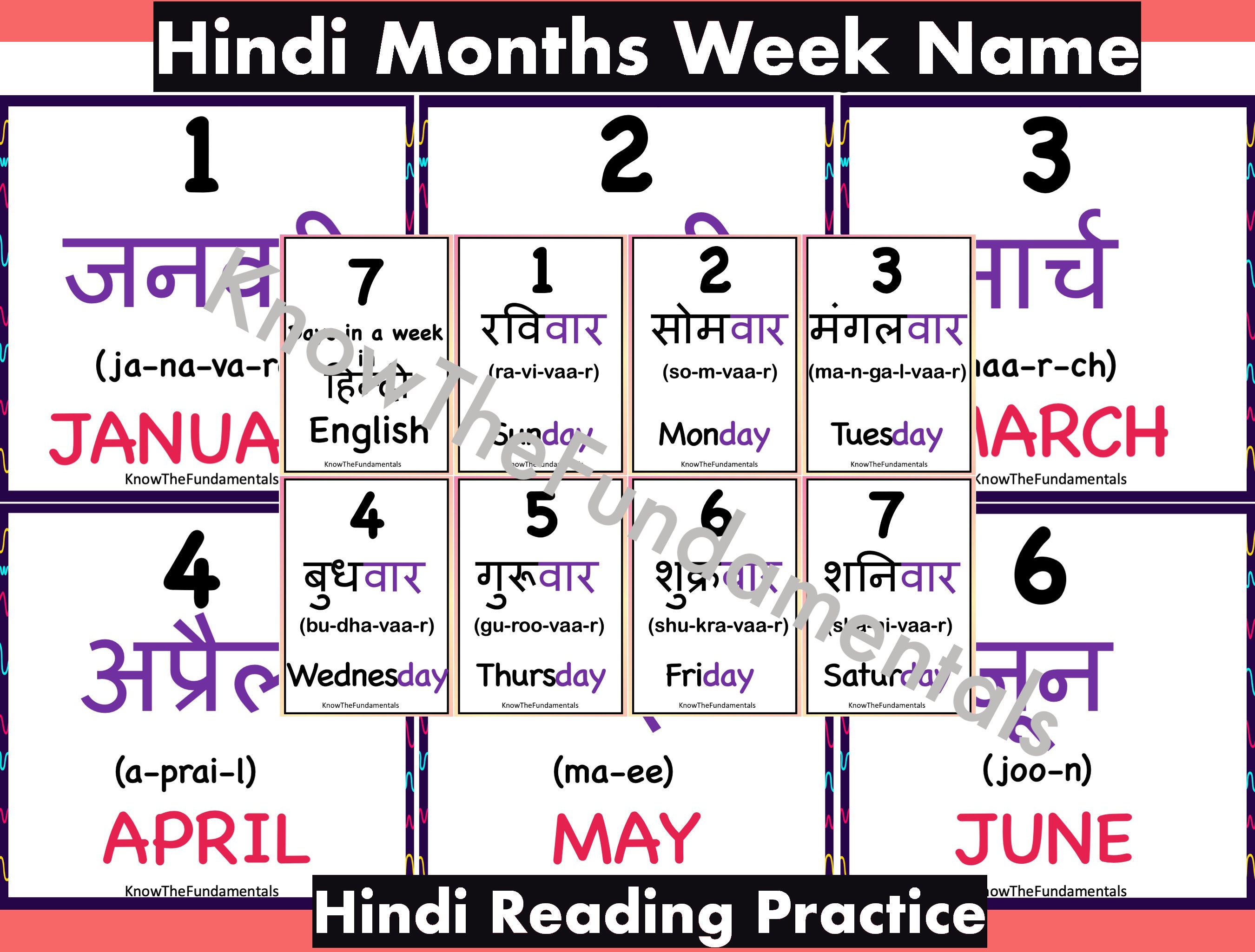 Learn Hindi Reading Practice Book for Beginner | Hindi Learning ...